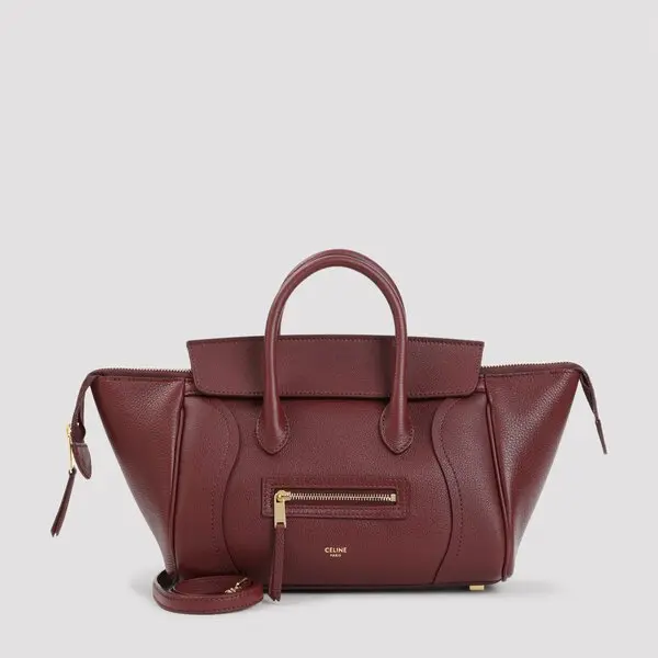 Celine Small New Luggage Mini Shoulder Handbag - Brown