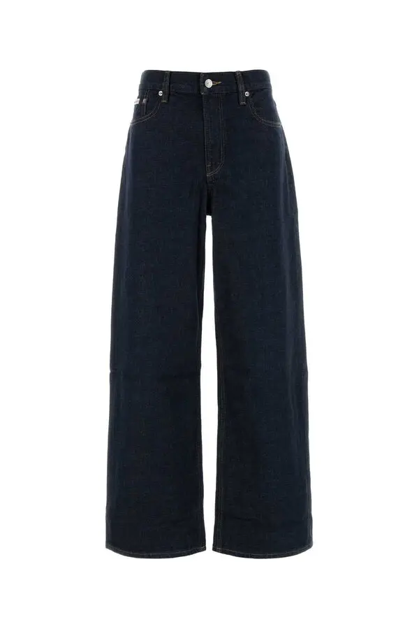 Calvin Klein Denim Wide-leg Jeans - Blue