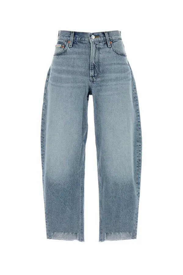 Calvin Klein Denim Wide-leg Jeans - Light Blue