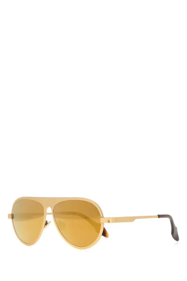 JW Anderson Aviator Mirror Sunglasses - Gold