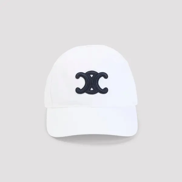 Celine Triomphe Baseball Hat - White