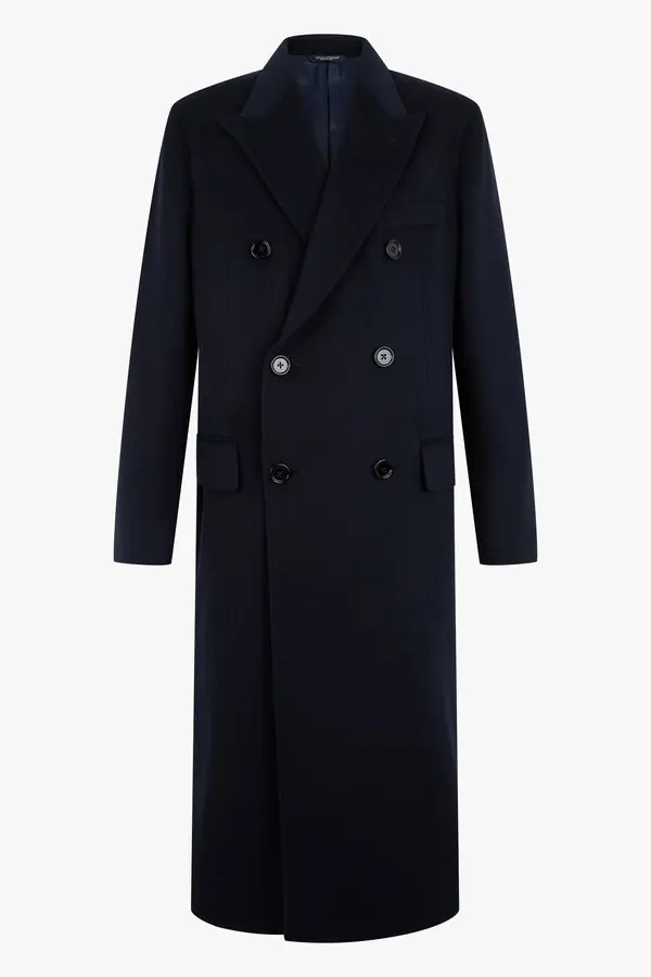 Dolce & Gabbana Virgin Wool Wool Jacket - Blue