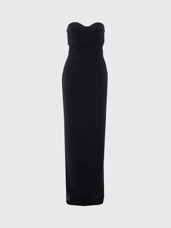 Solace London Criªpe Long Dress