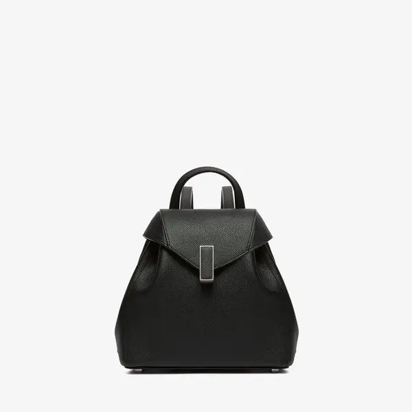 VALEXTRA Iside Mini Leather Backpack - Black