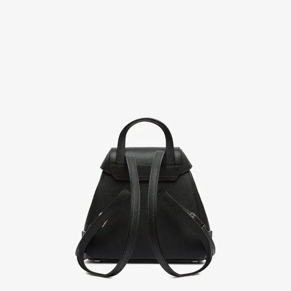 VALEXTRA Iside Mini Leather Backpack - Black