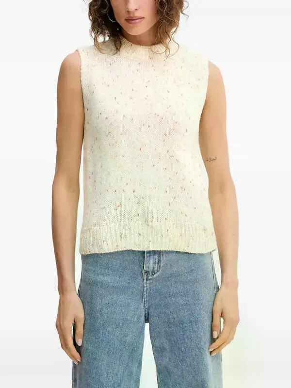 SILVIAN HEACH Speckled Sleeveless Sweater