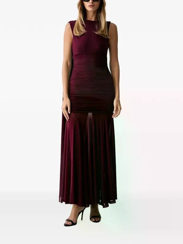 Bardot Ruched Draped Dress