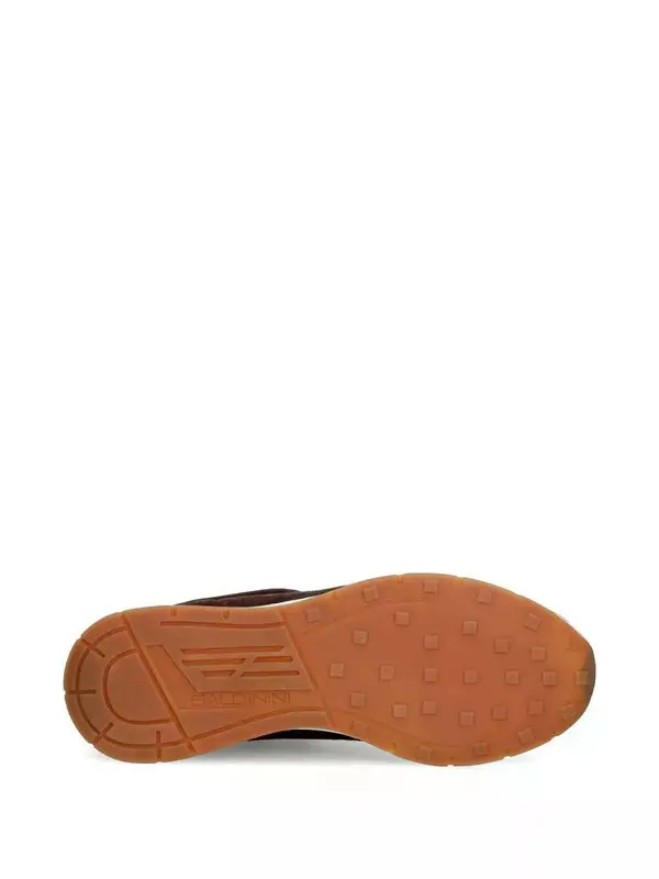 BALDININI Suede Logo-plaque Sneakers