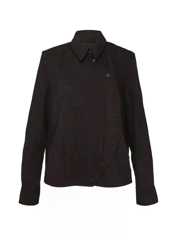 MELITTA BAUMEISTER Circle Asymmetric-fastening Shirt