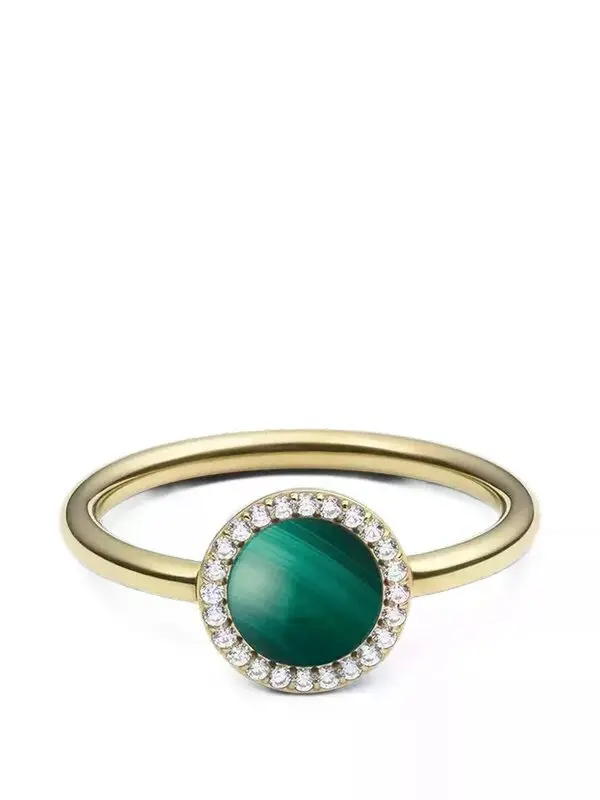 DANIEL WELLINGTON Round Malachite Ring