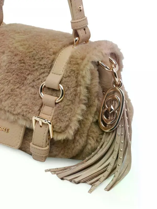 LA CARRIE Atena Teddy Faux-fur Tote Bag