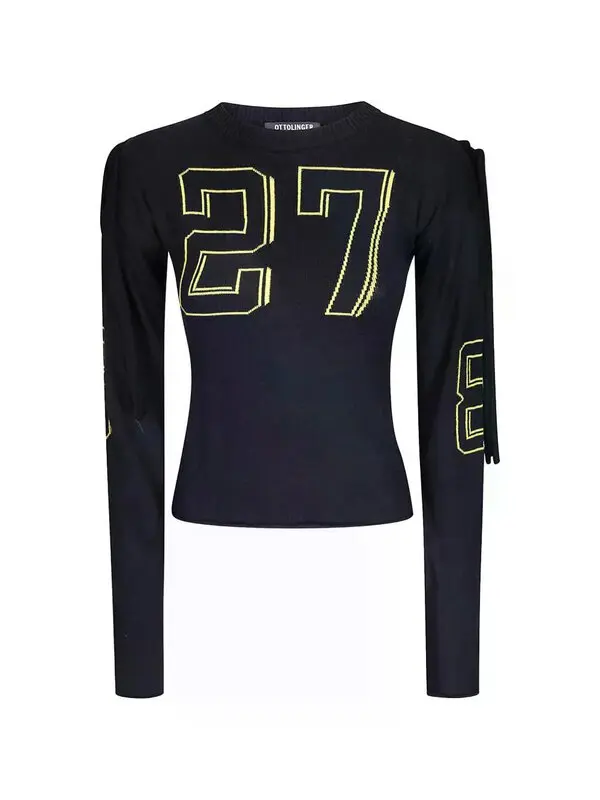 Ottolinger Jacquard Long-sleeve T-shirt