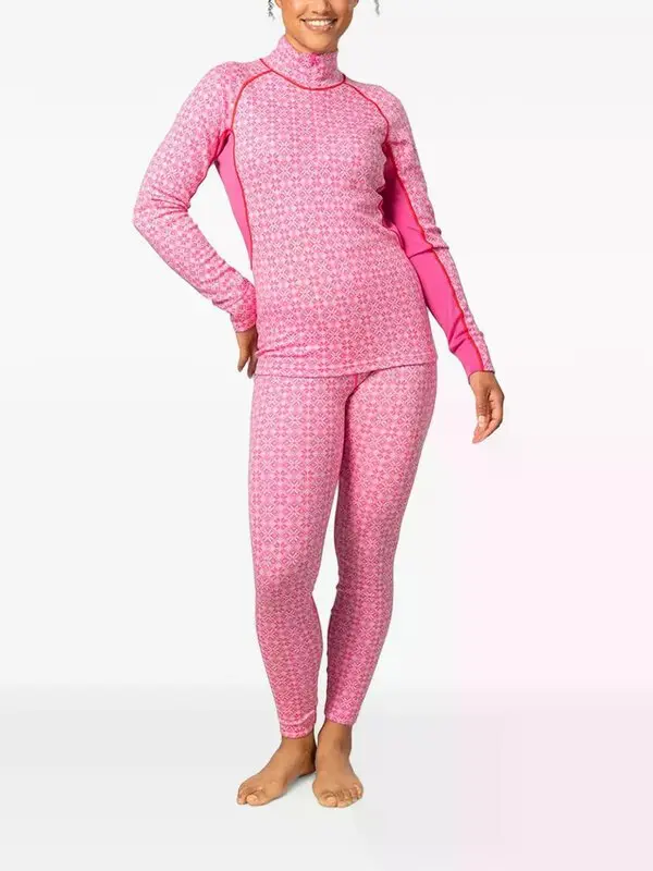 Kari Traa Rose Light Patterned High-waisted Base Layer Leggings