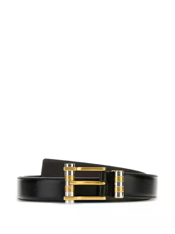 Versace Leather Belt - Black