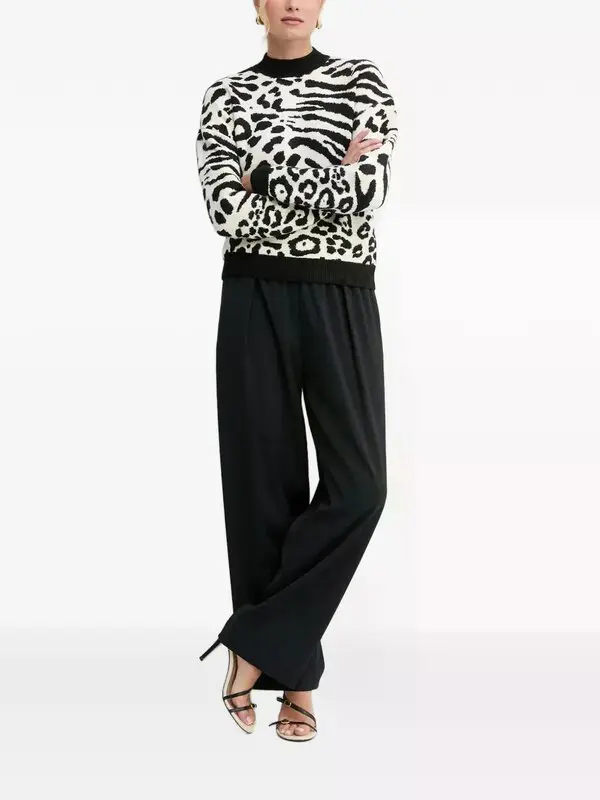 MORGAN Animal-print Sweater