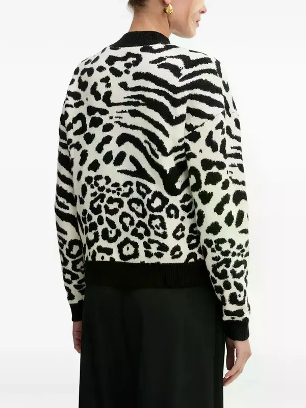 MORGAN Animal-print Sweater