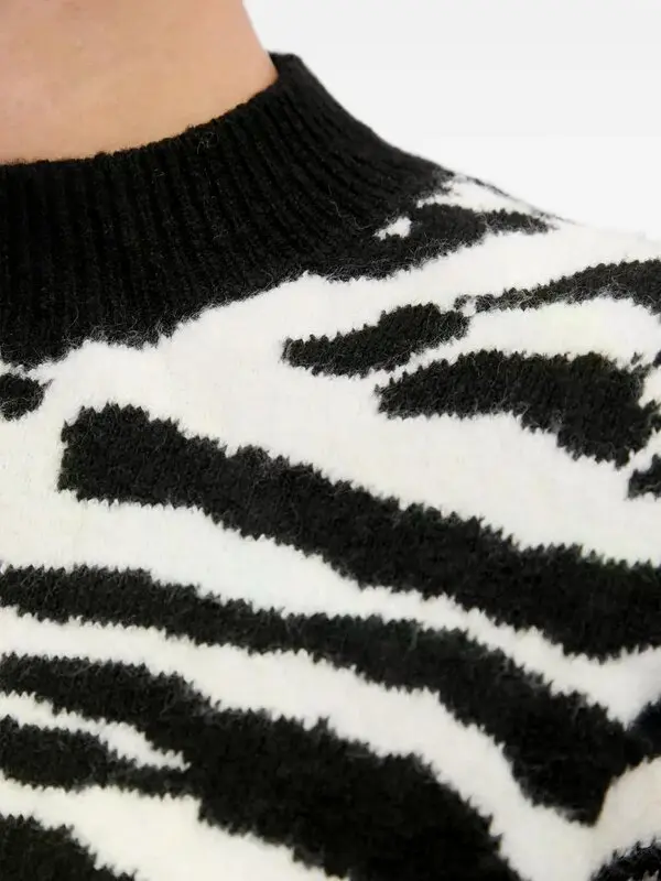 MORGAN Animal-print Sweater