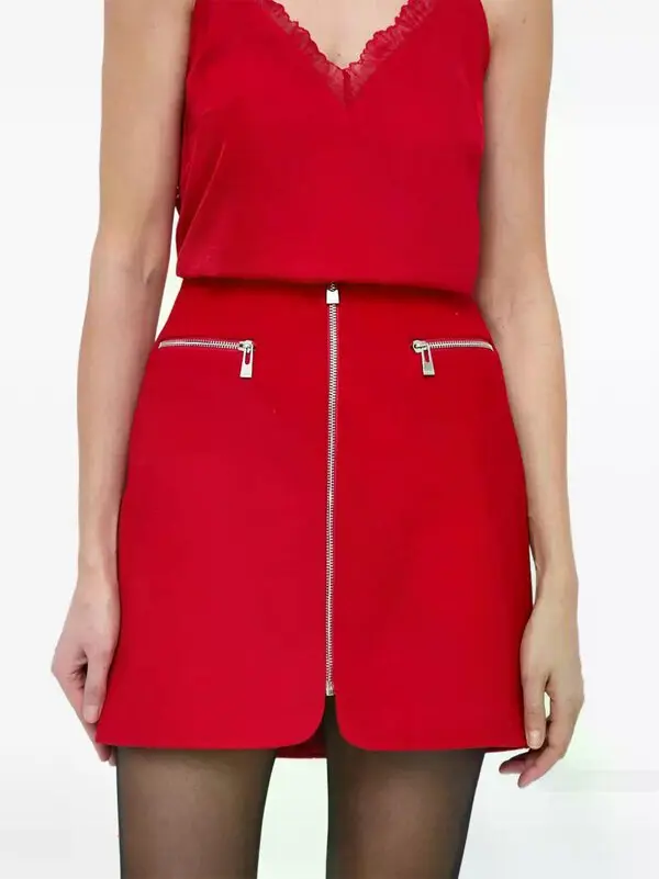 MORGAN Zip-detail Short Skirt