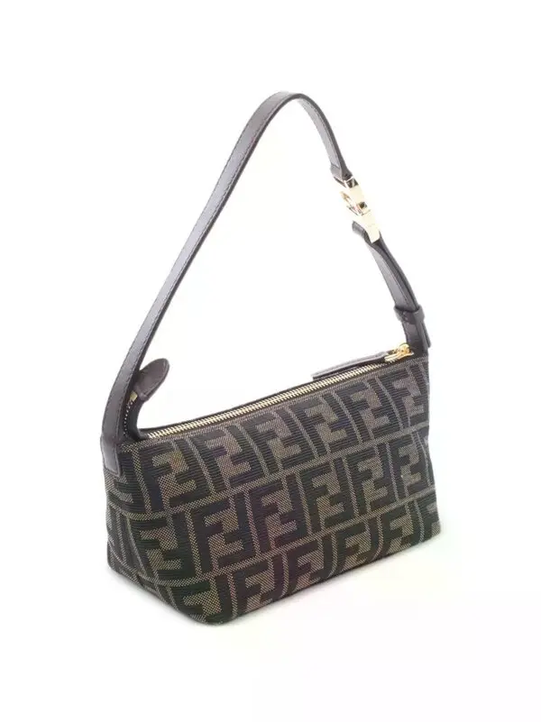Fendi 2020s Small Vanity Pouch Zucca Shoulder Bag