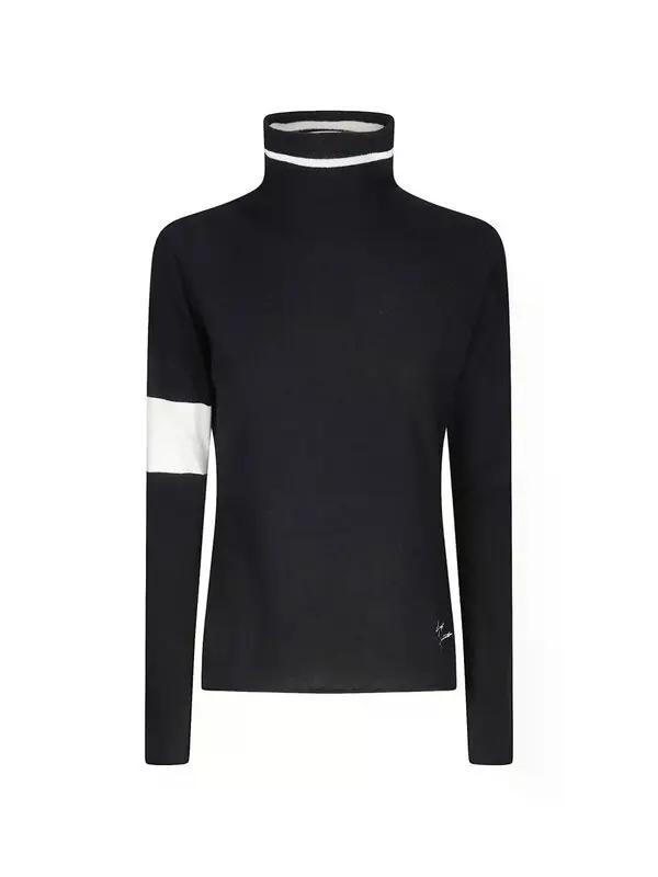 Yohji Yamamoto Signature High-neck Cashmere Sweater