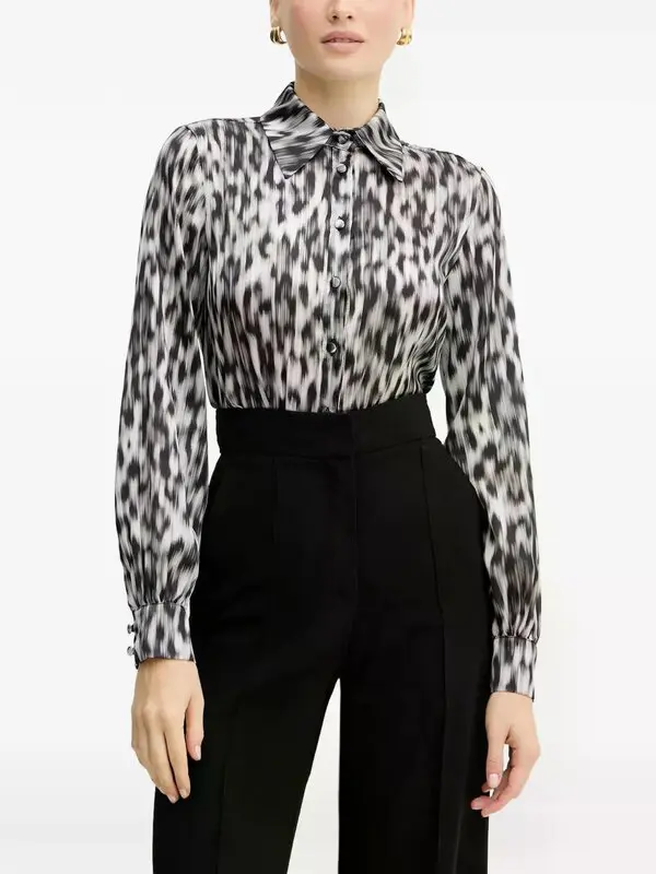 SILVIAN HEACH Animal-print Buttoned Shirt