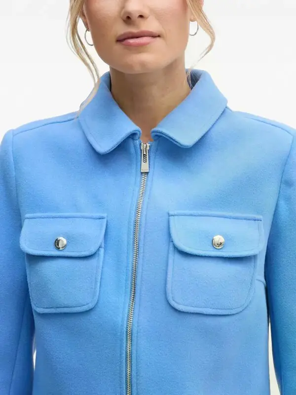 MORGAN Zip-up Flap-pocket Jacket