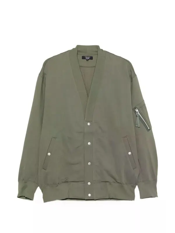 Comme Des Garçons V-neck Bomber Jacket