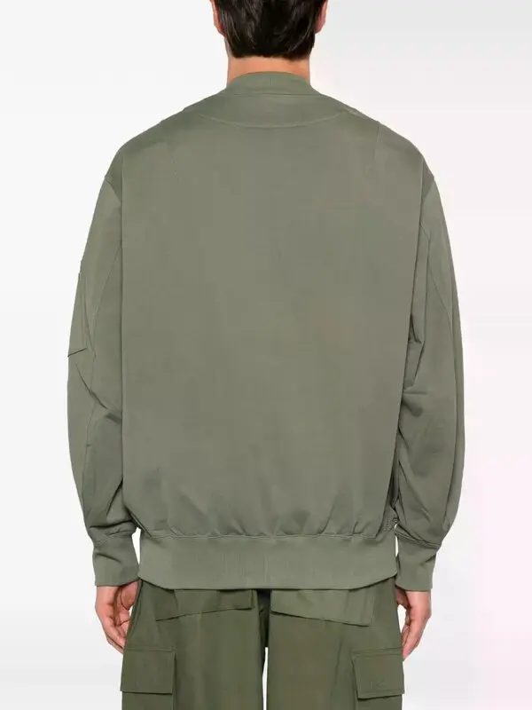 Comme Des Garçons V-neck Bomber Jacket
