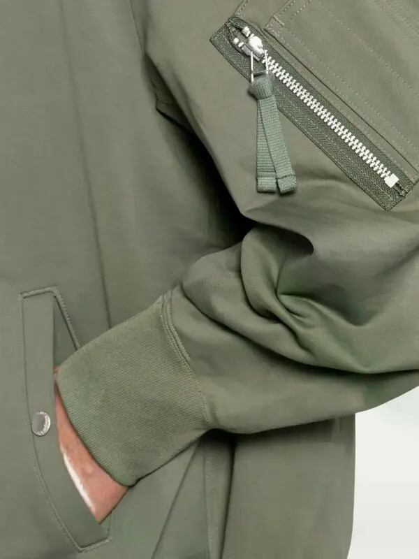 Comme Des Garçons V-neck Bomber Jacket