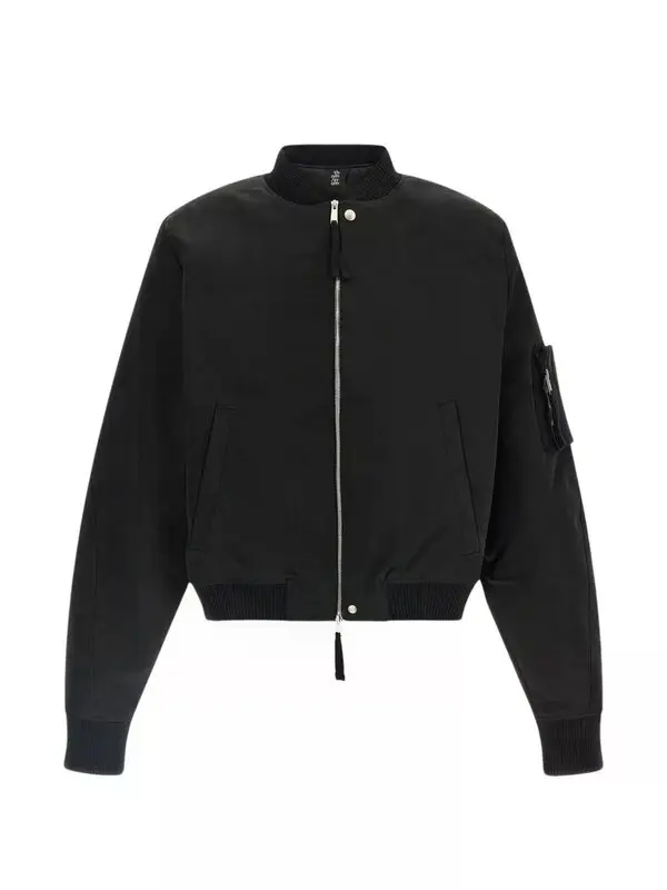 THOM KROM Zip-up Pocket-detail Bomber Jacket
