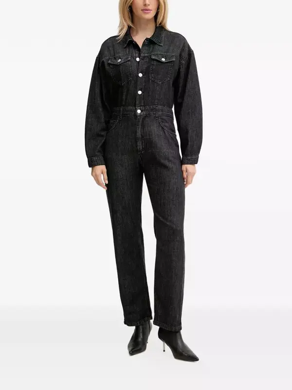 HAVEONE Panelled Jumpsuit - Black