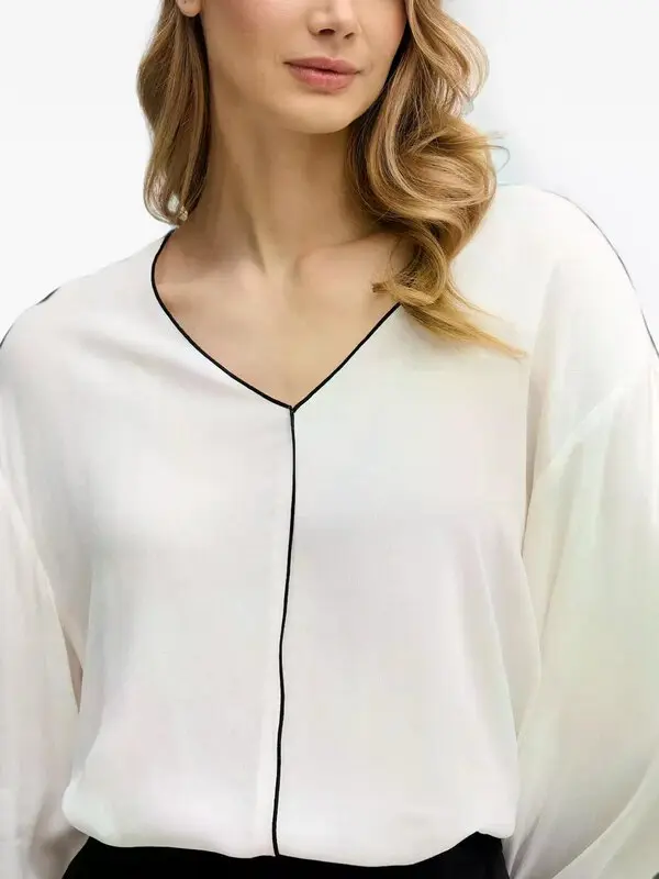 Sisley V-neck Blouse