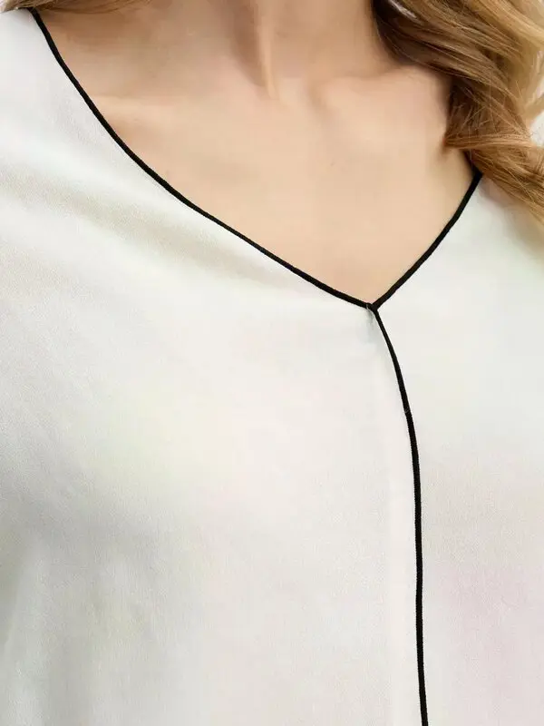 Sisley V-neck Blouse