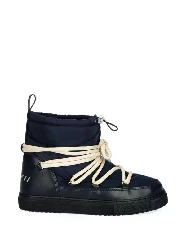 Inuikii Mountain Quilted Ankle Boots - Blue