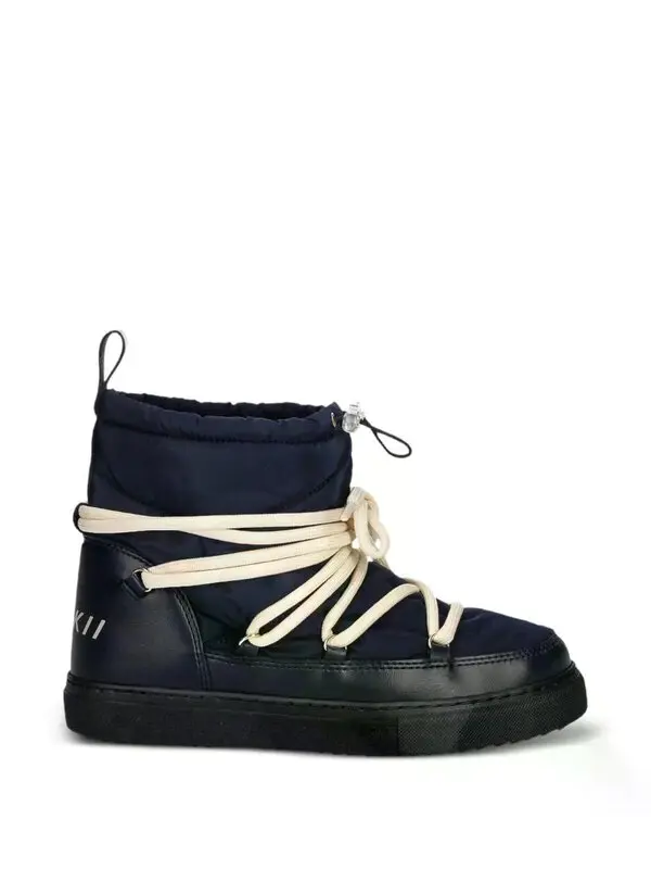 Inuikii Mountain Quilted Ankle Boots - Blue