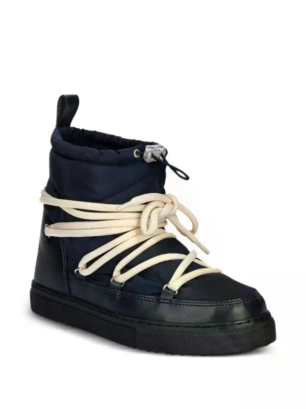 Inuikii Mountain Quilted Ankle Boots - Blue