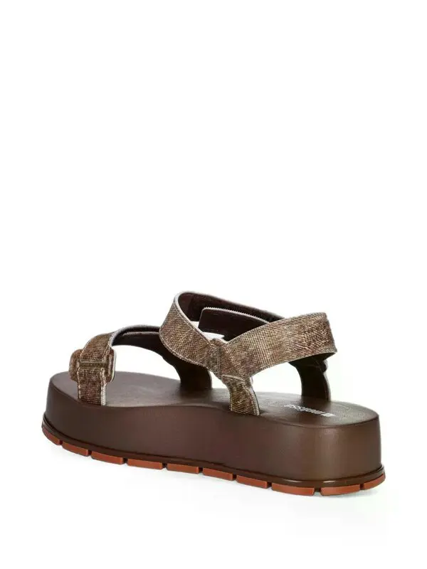 Melissa Flowing Touch-strap Platform Sandals