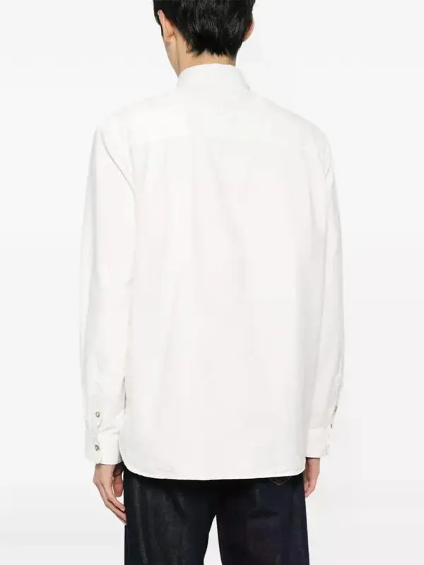 A.p.c. Logo-print Button-down Shirt