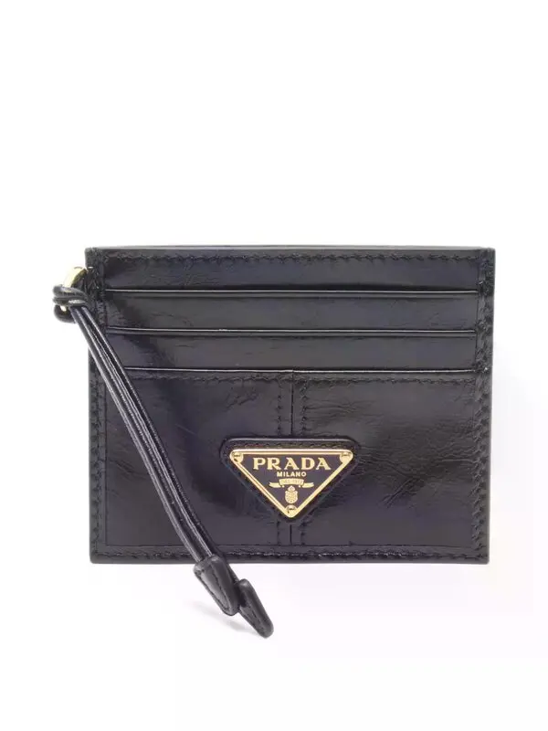 Prada 2020s Soft Lux Card Holder - Black