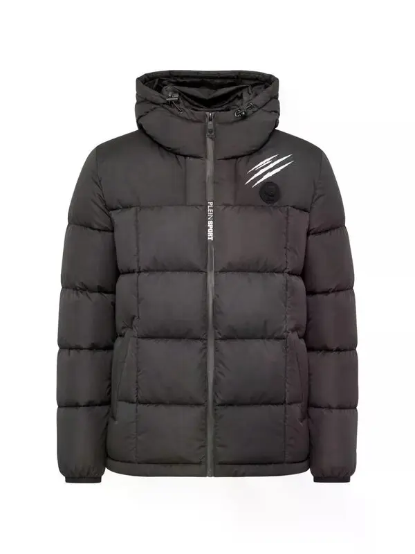 PLEIN SPORT Thunder Hooded Puffer Jacket