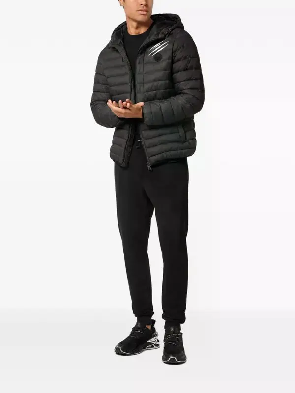 PLEIN SPORT Thunder Hooded Puffer Jacket