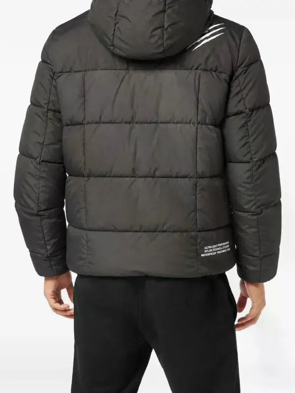 PLEIN SPORT Thunder Hooded Puffer Jacket