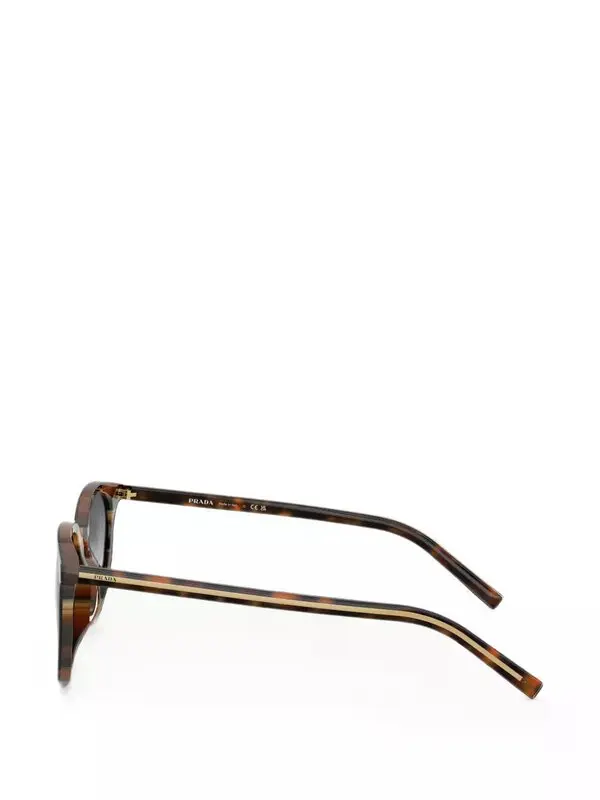Prada Tortoiseshell-effect Phantos-frame Sunglasses