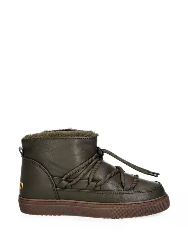Inuikii Grape Lace-up Ankle Boots