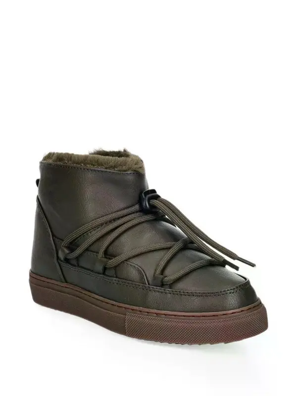 Inuikii Grape Lace-up Ankle Boots