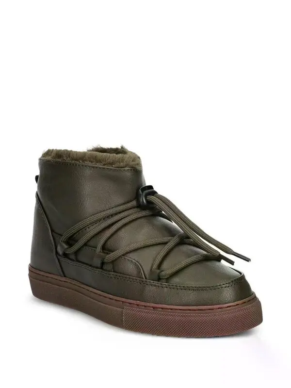 Inuikii Grape Lace-up Ankle Boots