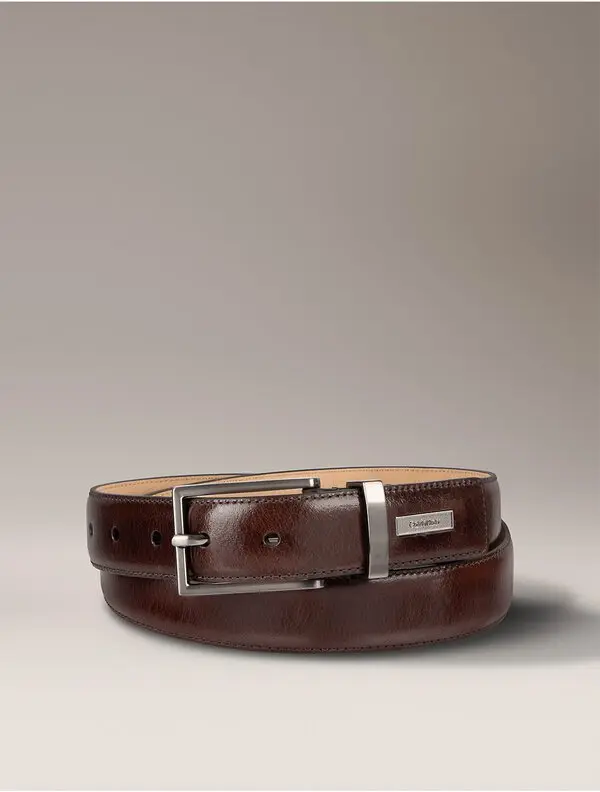 Calvin Klein Logo Plaque Harness Belt - Brown