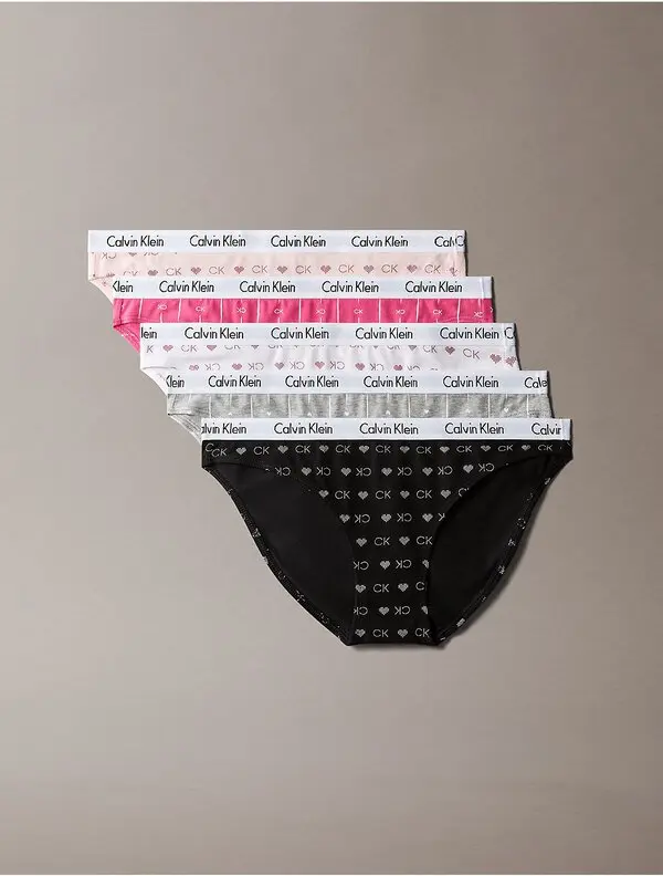 Calvin Klein Carousel Cotton Stretch 5-pack Bikini - Multi