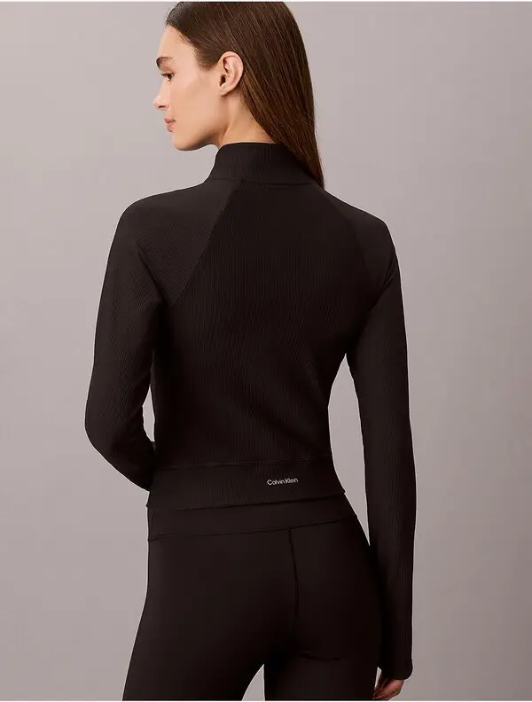 Calvin Klein Soft Sport Rib Jacket - Black