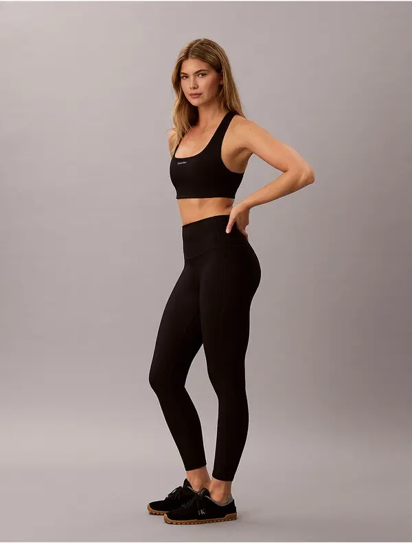 Calvin Klein Soft Sport Rib 7/8 Leggings - Black